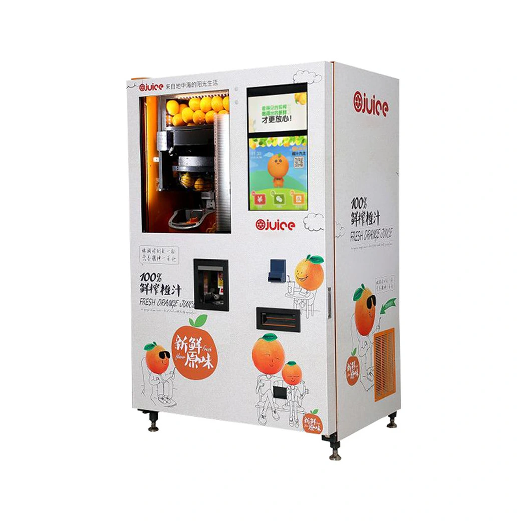 Machine à jus d'orange fraîchement pressée